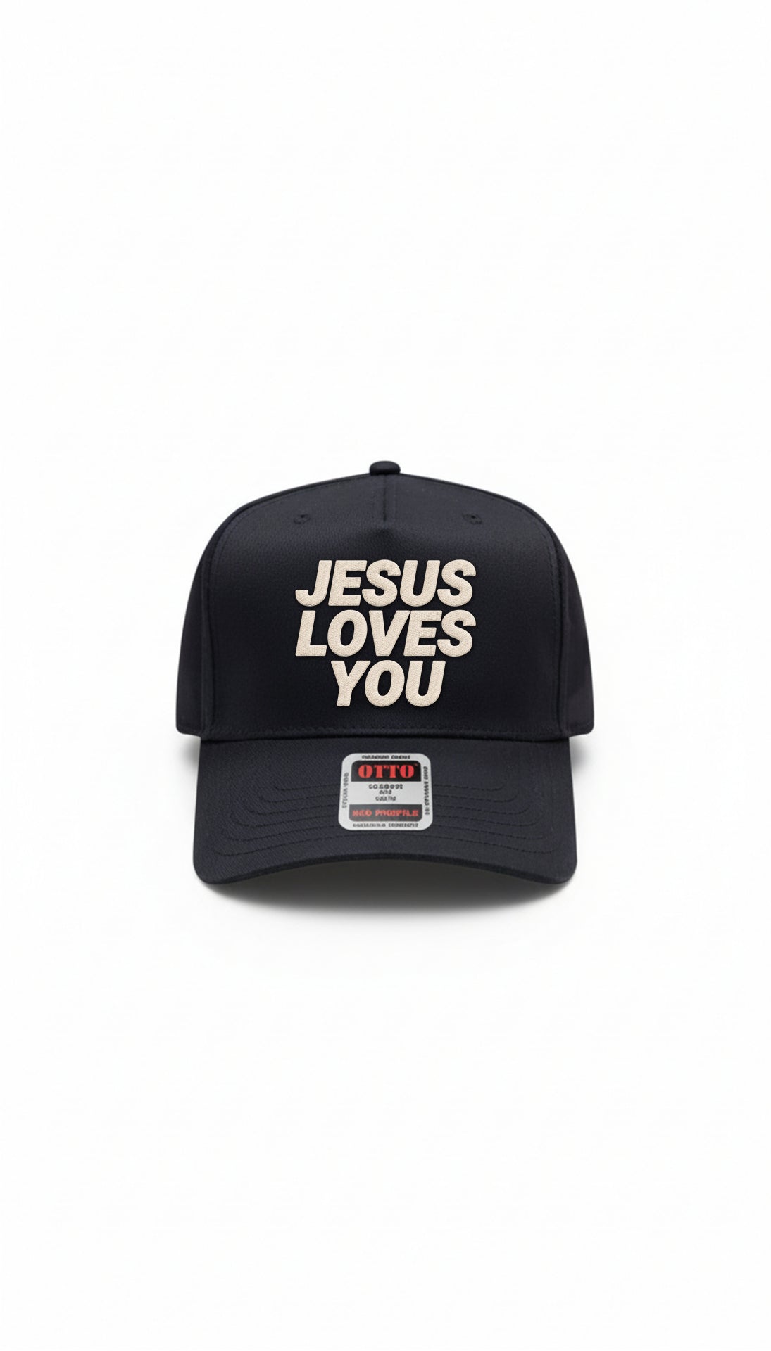 Jesus Loves You (Black) Baseball Hat – The Cap Lovers Club